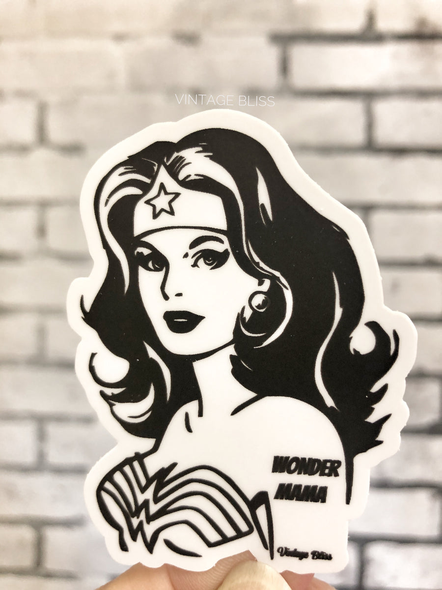 Wonder Mama Sticker – Vintage Bliss AZ