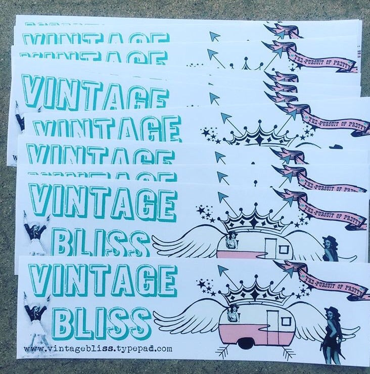 Vintage Bliss Bumper Sticker – Vintage Bliss AZ